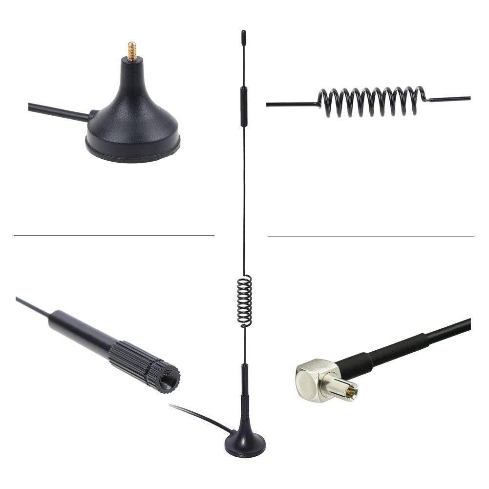 LTE Antenna 4G with TS9 Connector 2 Pack 7dBi LTE Hotspot Antenna Magnetic Base 9.7ft for Hotspot,MIFI,Aricard,Verizon Jetpack 8800L,netgear Nighthawk m1 mr1100,7730l,LB1120,ac791l,ac770s,ac781s