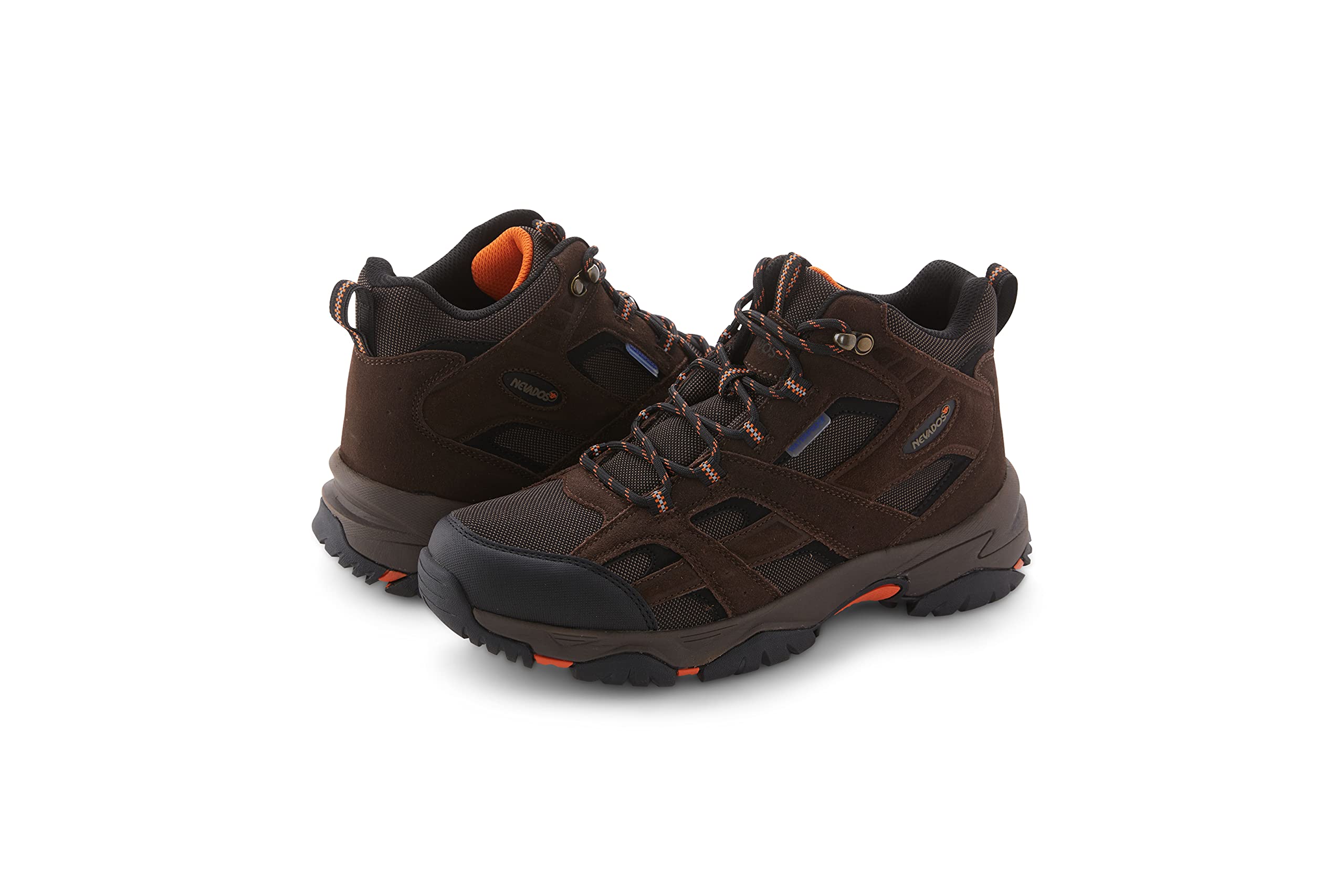 Nevados XP Men's Rubicon Mid Waterproof Hiking Boots | Flexible & Lightweight for Trail, Walking, Summer Outdoors | Comfortable w/Memory Foam | Rugged Carbon Rubber Sole