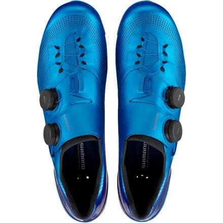 SHIMANO RC903 S-PHYRE Wide Cycling Shoe - Men's Blue, 41.0