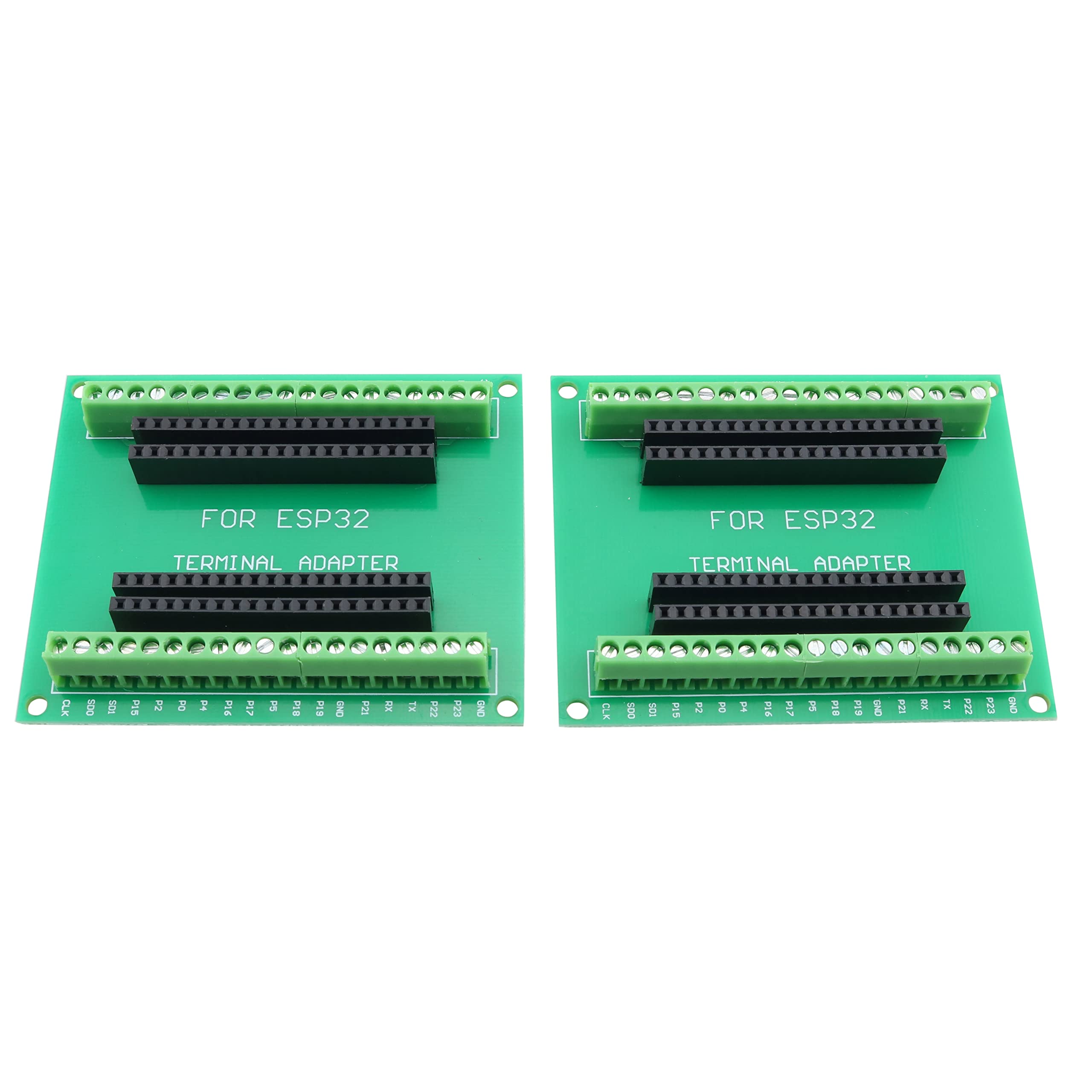 ZCZQC 2pcs ESP32 Breakout Board GPIO 1 into 2 for 38PIN, Double-Layer PCB, Has Been Soldered Completely, ESP32 Development Board