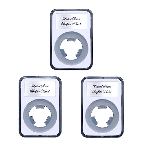 Ursae Minoris Elite Certified-Style Coin Holder for US Buffalo or Jefferson Nickel Three Pack