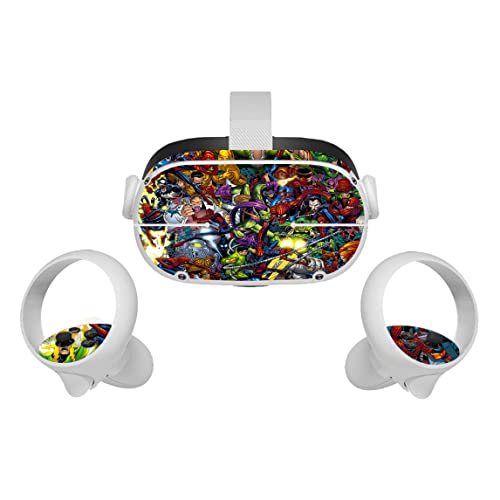 Red Spider Hero Movie Oculus Quest 2 Skin VR 2 Skins Headsets and Controllers Sticker Protective Decal Accessories