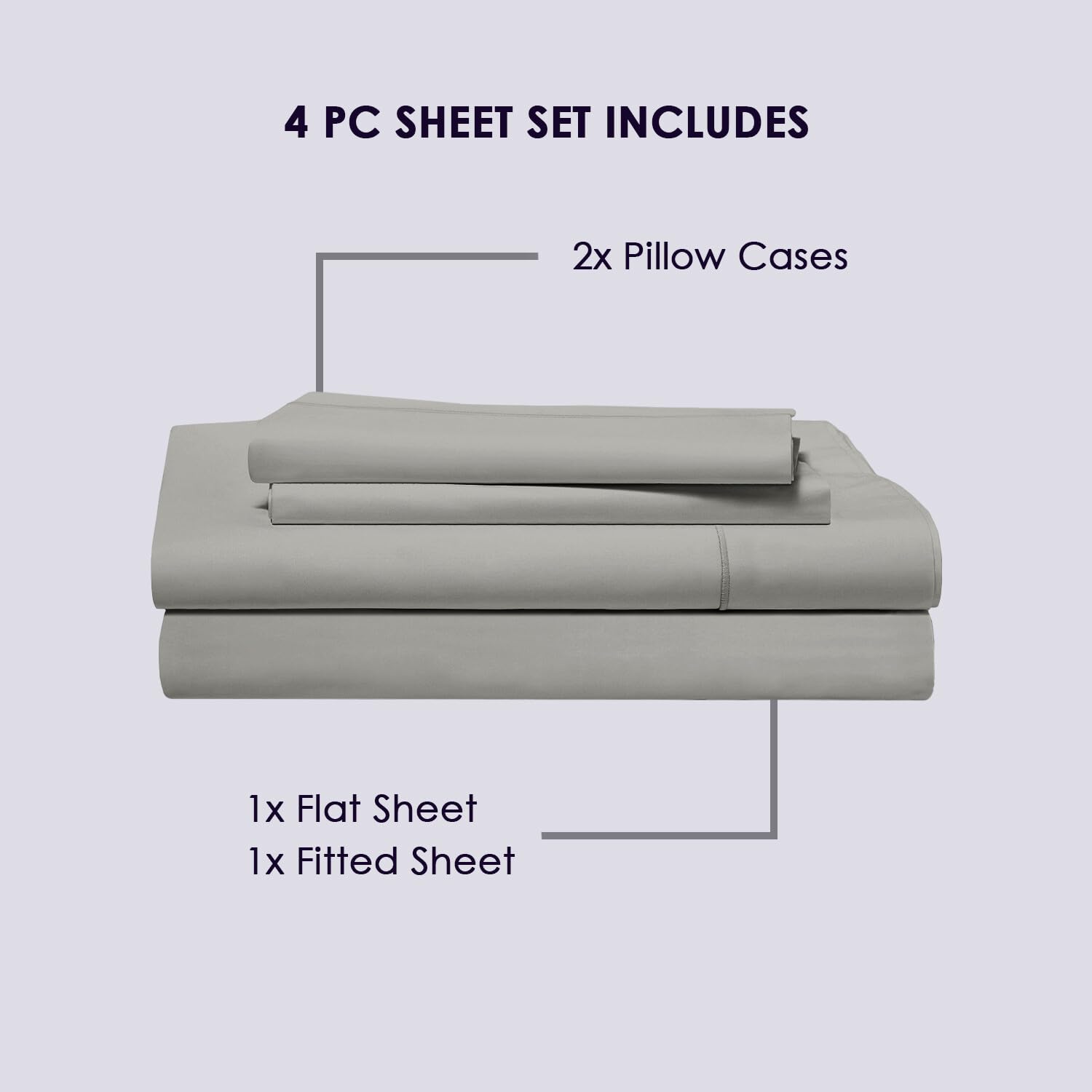 Pizuna Pure 100% Cotton Sheets Queen Size, 800 Thread Count Long Staple Cotton Crisp Sateen Sheets Queen with 15inch Deep Pocket (Combed Forest Green Cotton Sheets Queen)