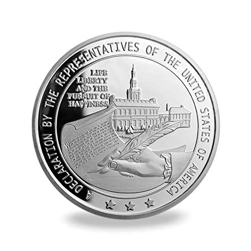 US Military Challenge Coin Presidential 1776 Declaration of Independence Commemorative Coin