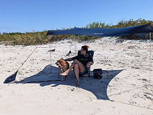 Otentik Beach Sunshade - with Sandbag Anchors - The Original Sunshade Since 2011