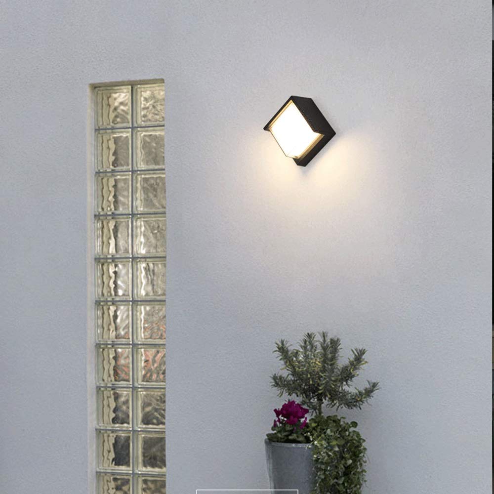 MRFX Terrace Light Outdoor Balcony Waterproof Led Doorway Bracket Light Super Bright Home Simple Creative Outdoor Wall Lights Garden Villa Wall Sconce Outdoor Wall Lamp