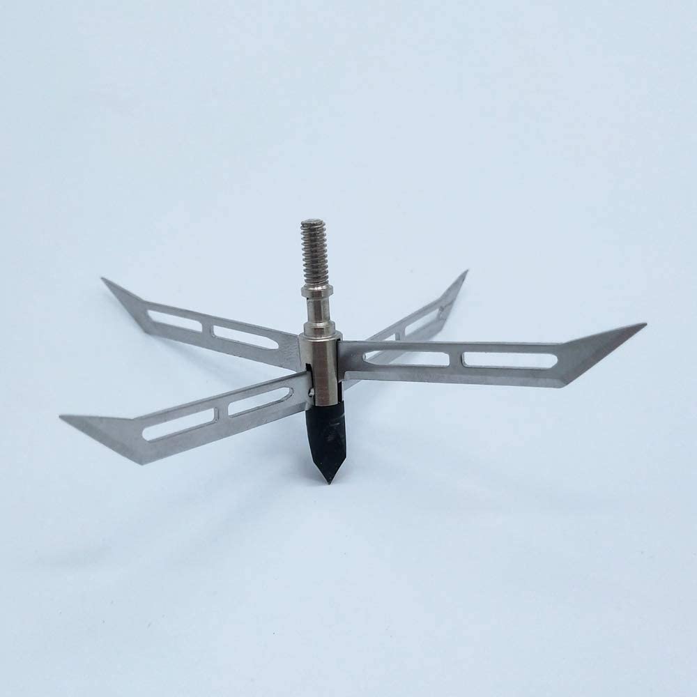 Scoland Shooter Turkey Hunting Broadheads 150 Grain 4β Cutting Dia Archery Arrow Piont 6PK