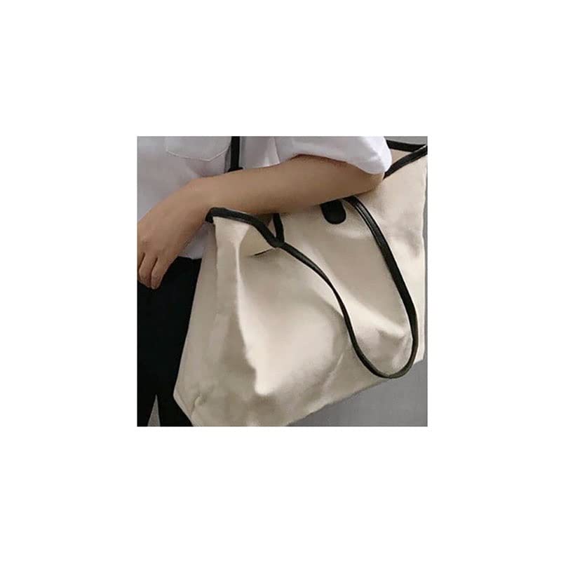 Thick Large Capacity Ladies Handbag Shoulder Bag Ladies Casual Tote Shopping Bag Simple