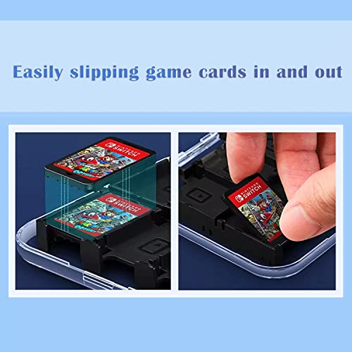 UDEE Game Storage Case for 12 Nintendo Switch Games, Game Cards or TF Card,Switch Accessories,Portable Switch Game Memory Card Storage