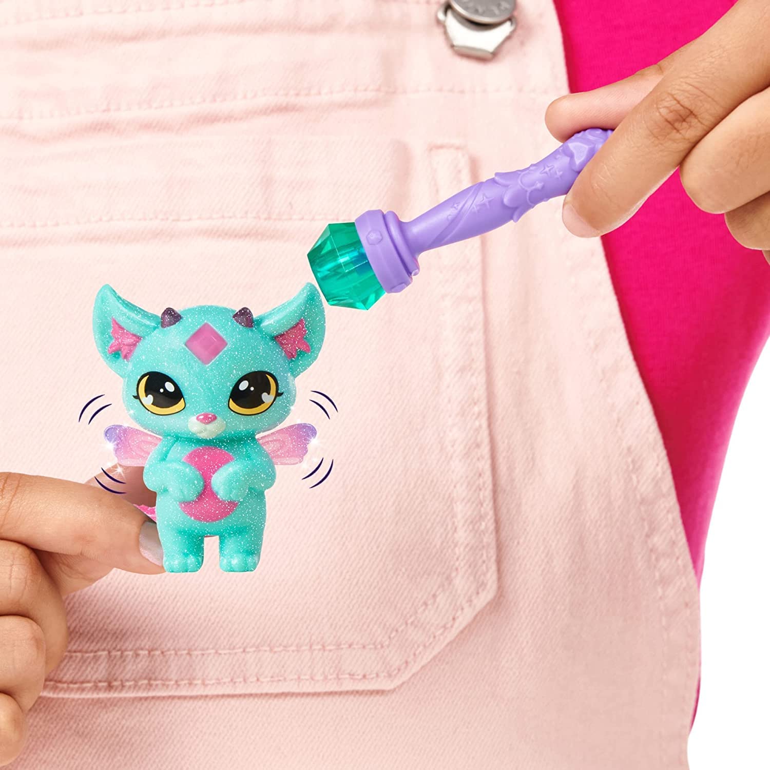 Magic Mixies Mixlings Tap & Reveal Cauldron 2 Pack, Magic Wand Reveals Magic Power and Surprise Reveal on Cauldron with JDS Toy Storage Bag