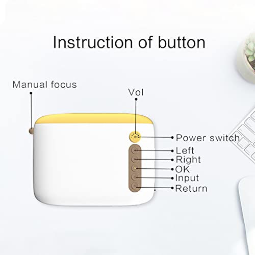 XUnion Yg200 Led Projector 800 Lumens Support 1080P Hdmi USB Portable Home Media Player KG4