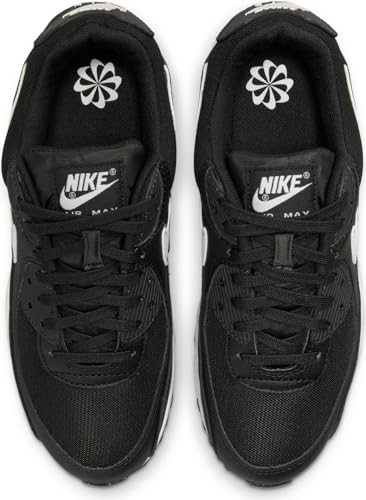 Nike WMNS Air Max 90 Black/White/Black DH8010-002 Women's Shoes (us_Footwear_Size_System, Adult, Women, Numeric, Medium, Numeric_5_Point_5)