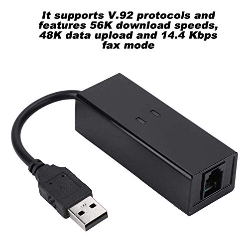 USB2.0 56K Fax Modem,External Hardware Dial Up V.92 Modem,USB Data Modem,Voice Fax Data Modem/Dongle/Adapter,Computer/Laptop Fax Modem,for Windows 98 SE/ME/2000/XP/Vista/Win 7/MAC