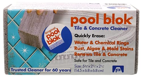 US Pumice, Pool Cleaning Blok, PB-12, Pumie PoolStone, Pumice Stone for Pools & Spa Tile, Grout & Concrete Cleaning (2)