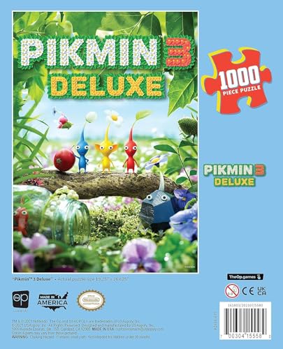 Pikmin 3 Deluxe 1000 Piece Jigsaw Puzzle | Collectible Puzzle Featuring Familiar Pikmin Characters from The Nintendo Switch Game | Officially Licensed Nintendo Merchandise