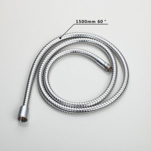 Yanksmart Kitchen Pull Out faucets Extra Long Stainless Steel Pull Out Replace Hose (60 Inches) (1.5 Meters),Chrome Finish