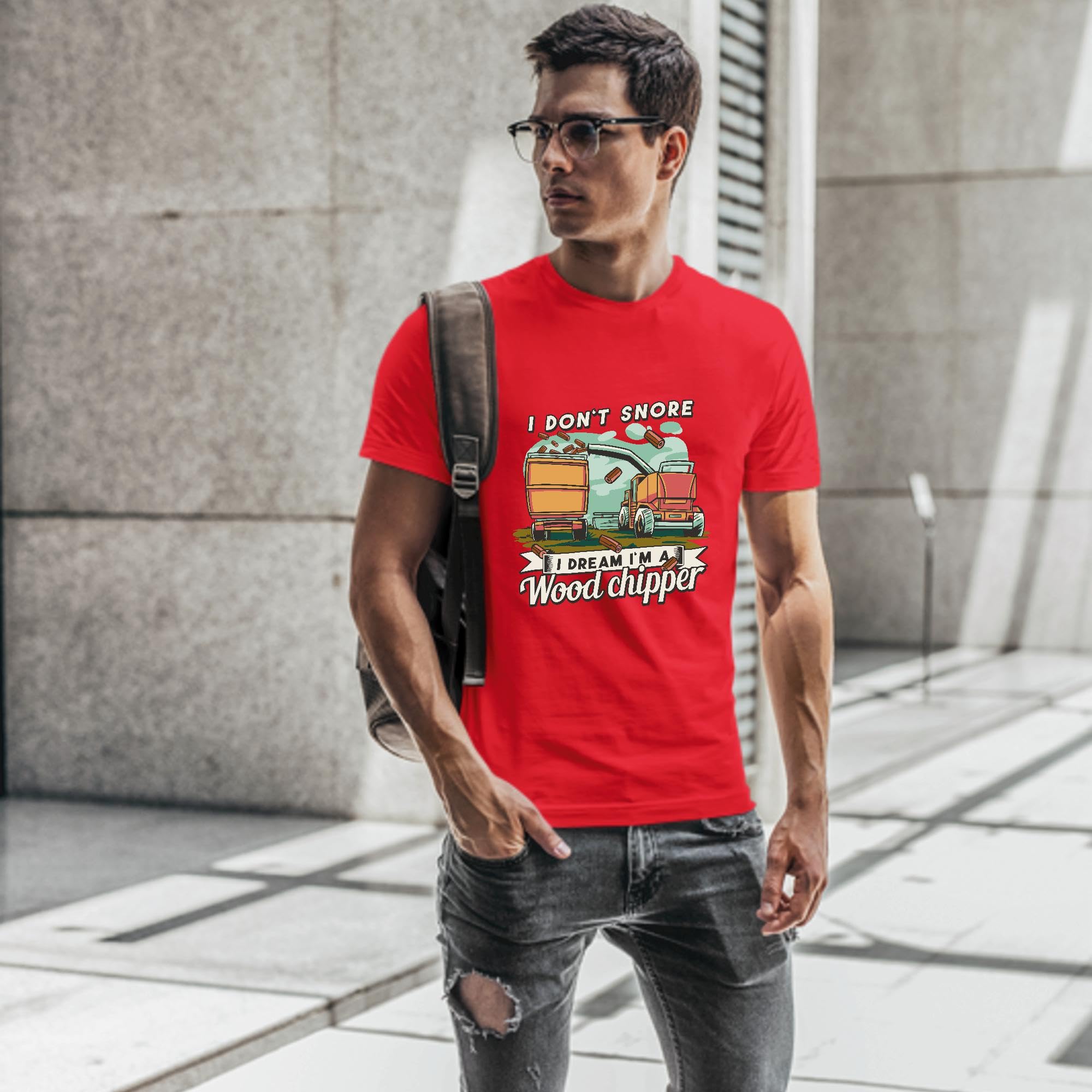 Men s Wood Chipper Inspired Gift The perfect gift for DIY enthusiasts and tools lovers Men Women Black Multicolor T shirt