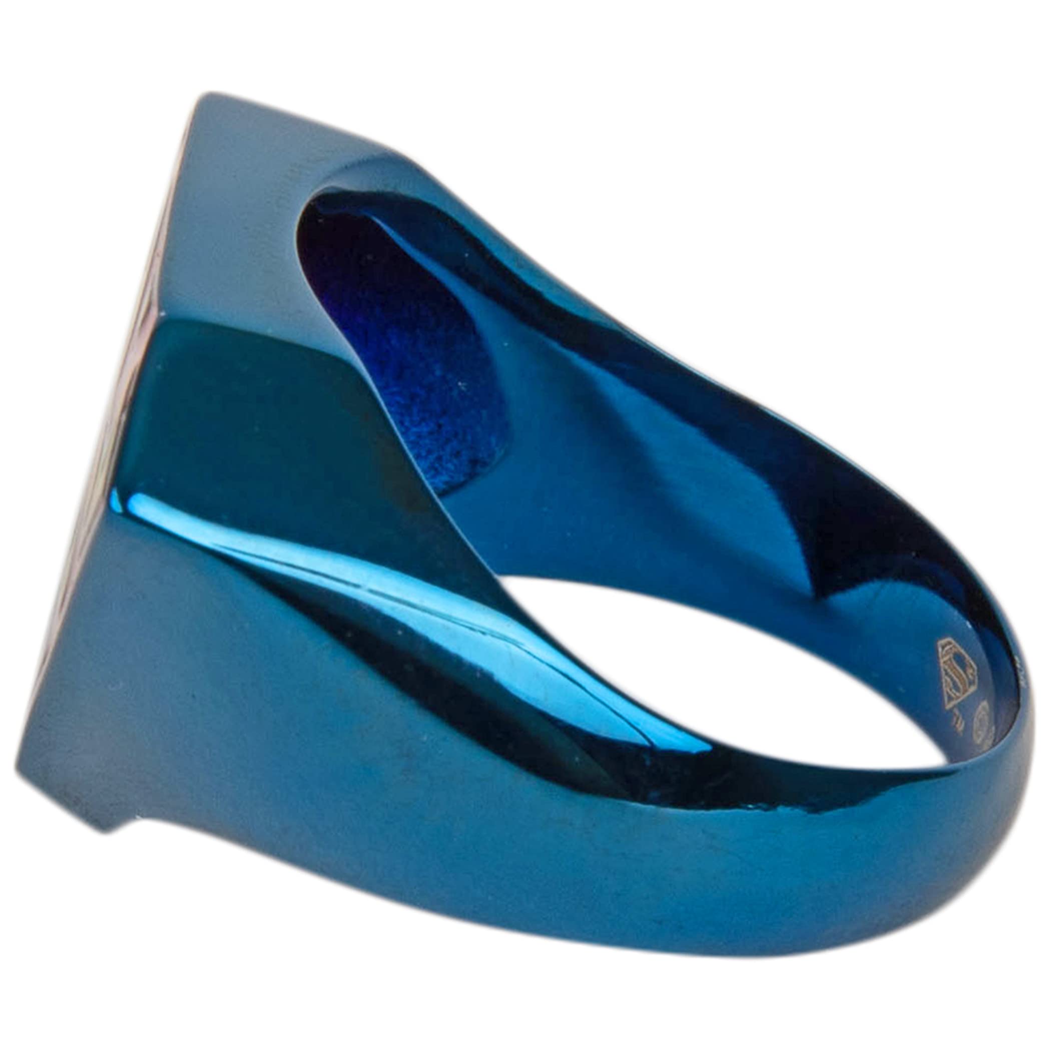 Superman Symbol Blue Power Ring (Size 13)