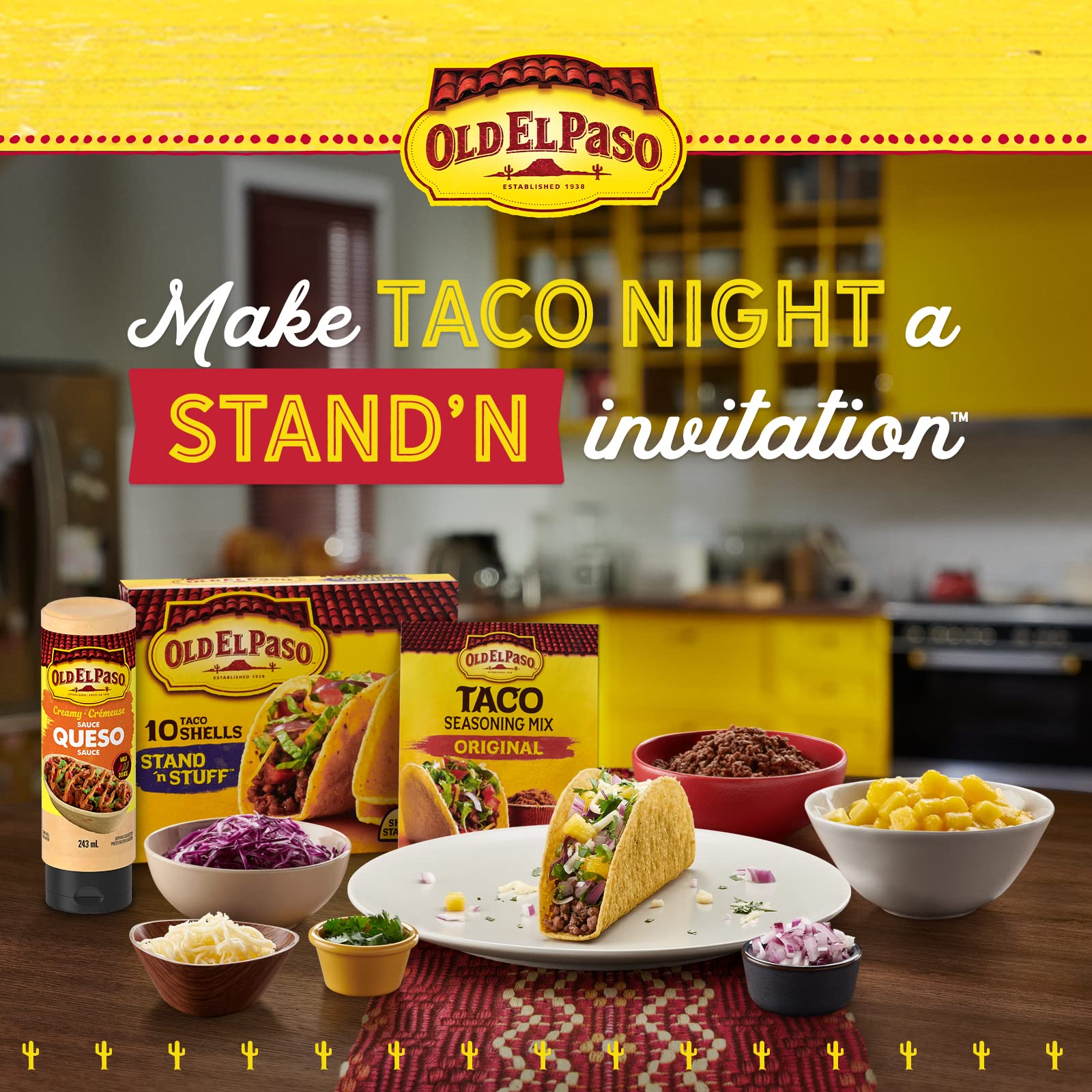 Old El Paso Burrito Bowl Kit, Adobo Steak, 11 oz (Pack of 8)