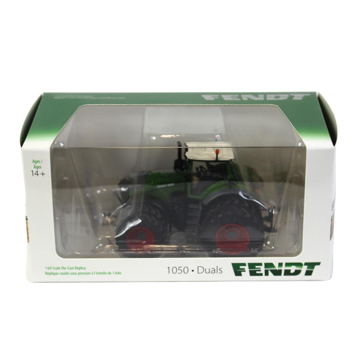 Spec Cast 1050 Tractor with Duals Green with Cream Top 1/64 Diecast Model by SpecCast SCT914