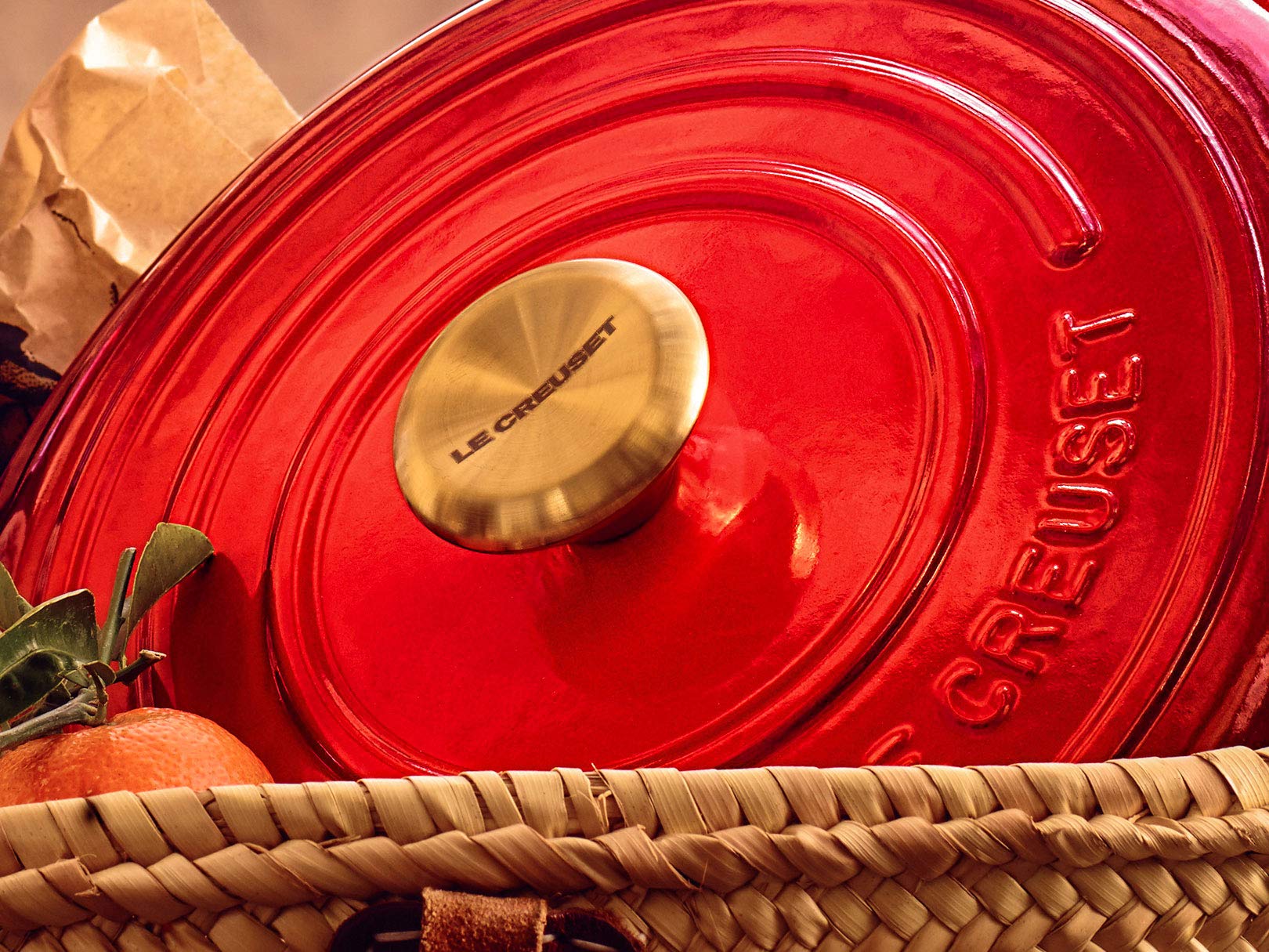 Le Creuset Signature Gold Knob, Medium (2”)
