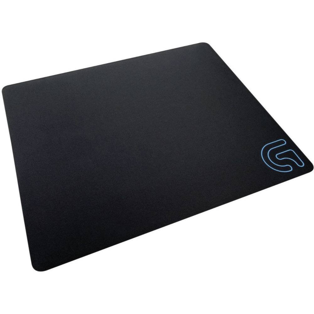Logitech G240 Cloth Gaming Mouse Pad, 340 x 280 mm, Thickness 1mm, Moderate Surface Friction, Consistent Surface Texture, Stable, Comfortable Rubber Base, Rollable - Black