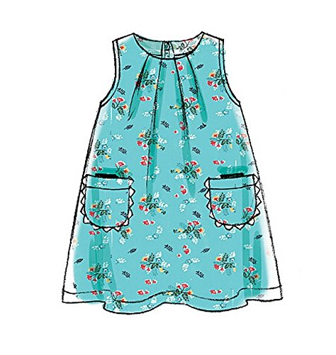 McCall's Patterns M7308 Toddlers' Tent Dresses, CCB