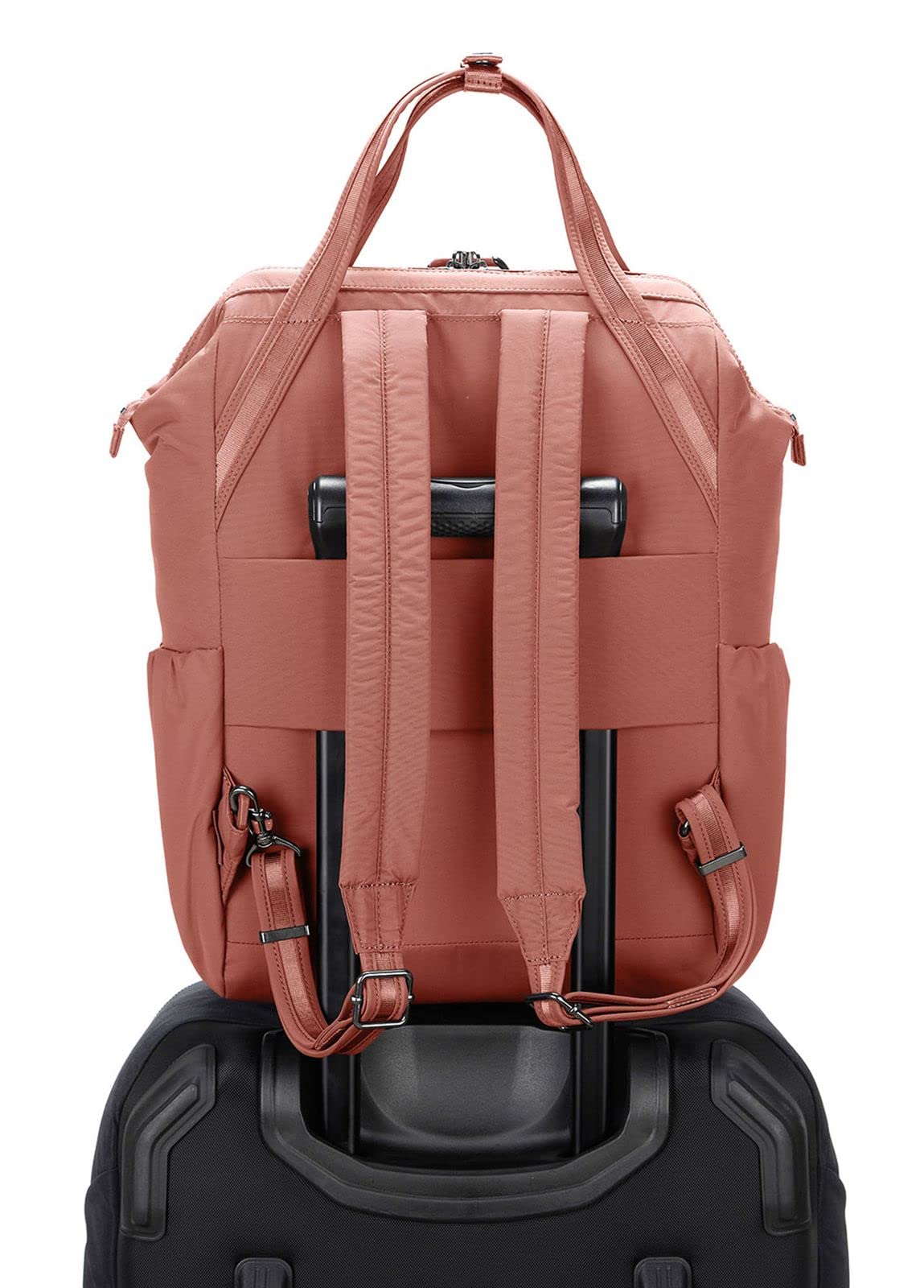 Pacsafe Women's Citysafe CX 17L Anti Theft Backpack-Fits 16 inch Laptop, ECONYL Rose, One Size