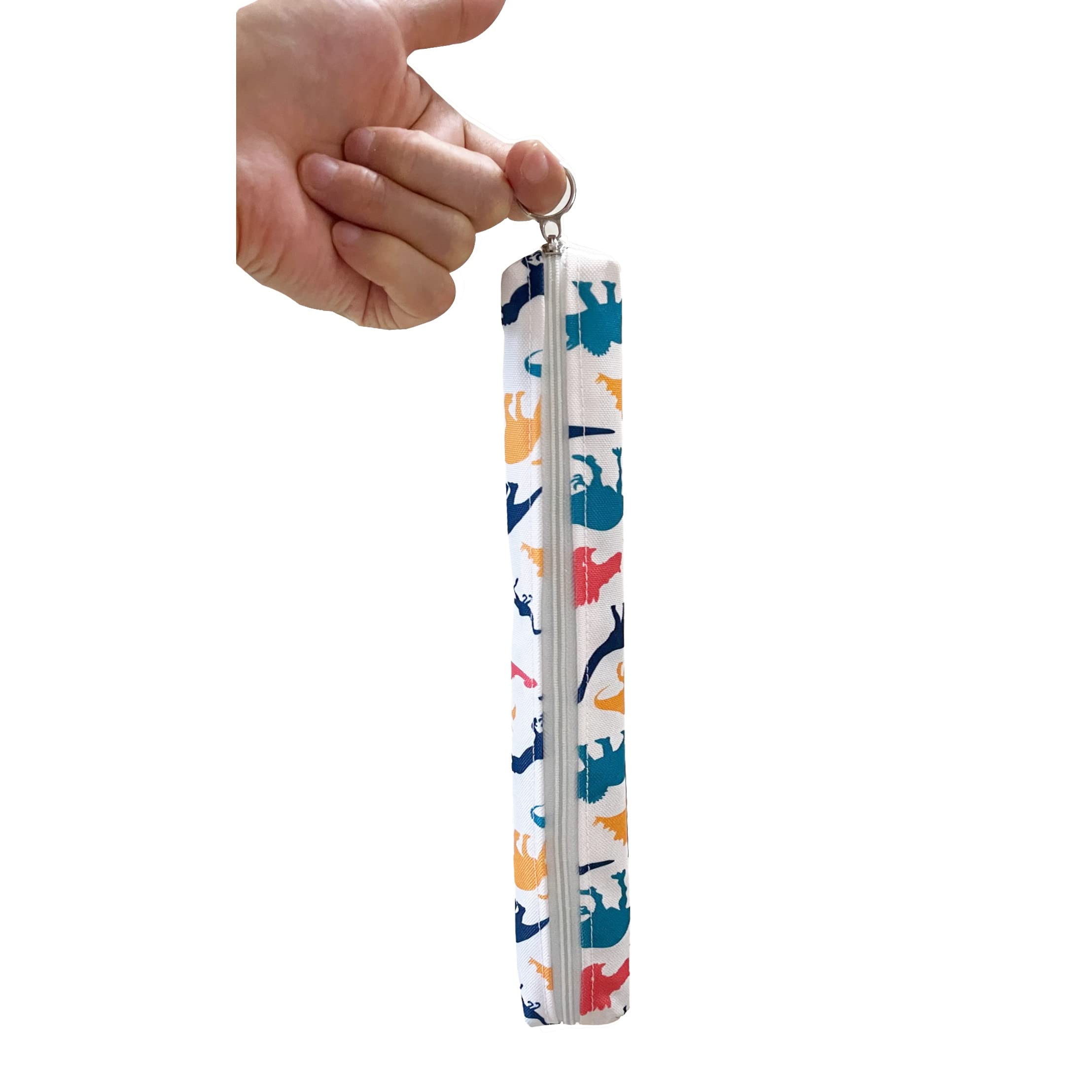 Recorder Gift Bag Flute Storage Case Bag, Portable Oxford Fabric White Vertical Flute Case for Recorders