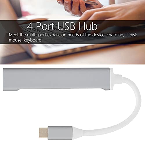 USB C Hub, 4 in 1 USB Adapter with 1 x USB 3.0/3 x USB2.0, 4 Ports USB Type C to USB Hub Adapter, Portable USB Docking Station
