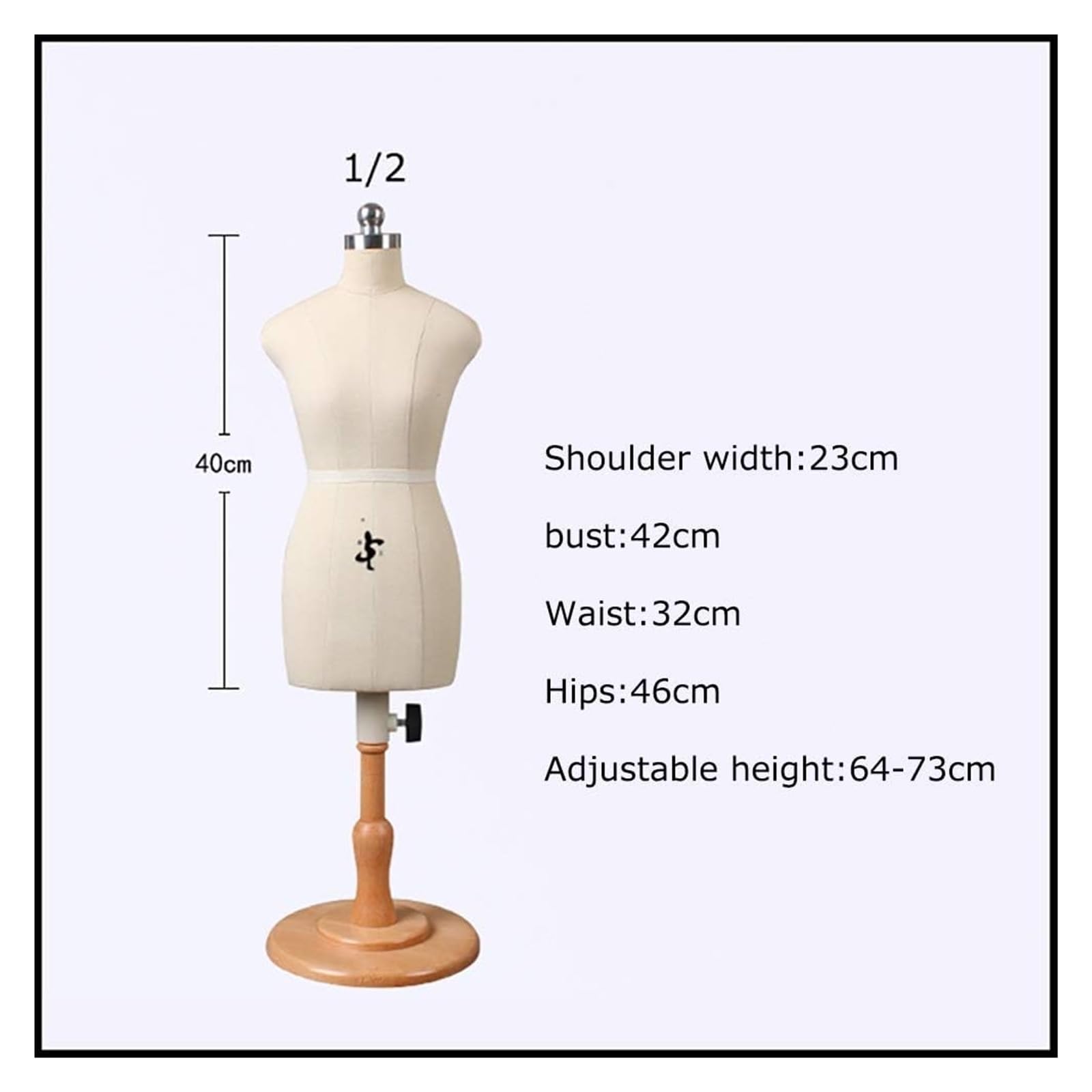 Mannequin Tailors Dummy Dress Form Torso Torso Small Tailor Mannequin, Famale Dressmakers Dummy, Doll Dress Form Display, 1:2 Scale Dollhouse Accessories