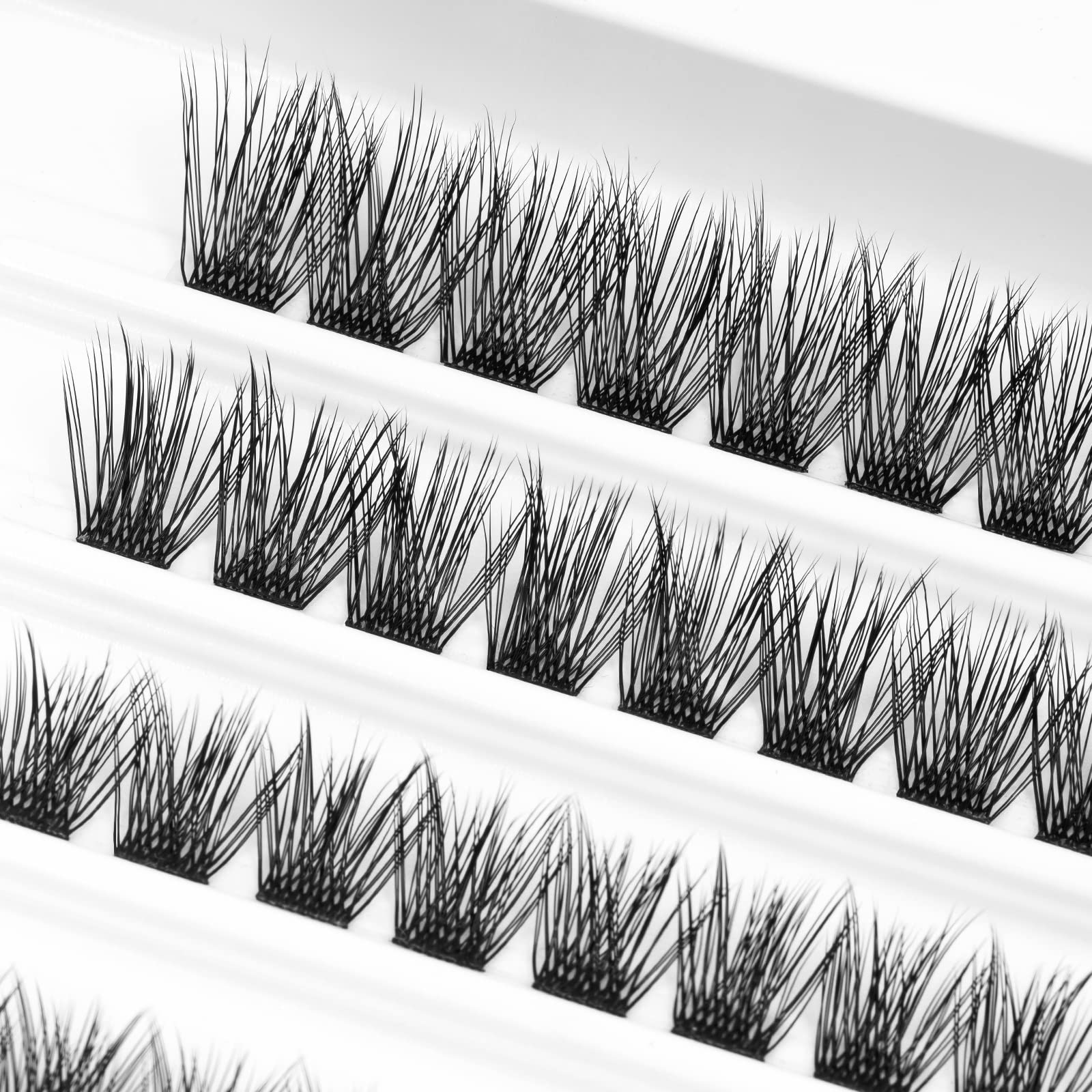 WONSIS π³πππ πͺπππππππ, False Eyelashes Individual for DIY Lash Extension, π΄ππ π³πππππ Individual Lashes, Natural Look πΉπππππππ Cluster Lashes for Home (Allure-π πΆπ
)