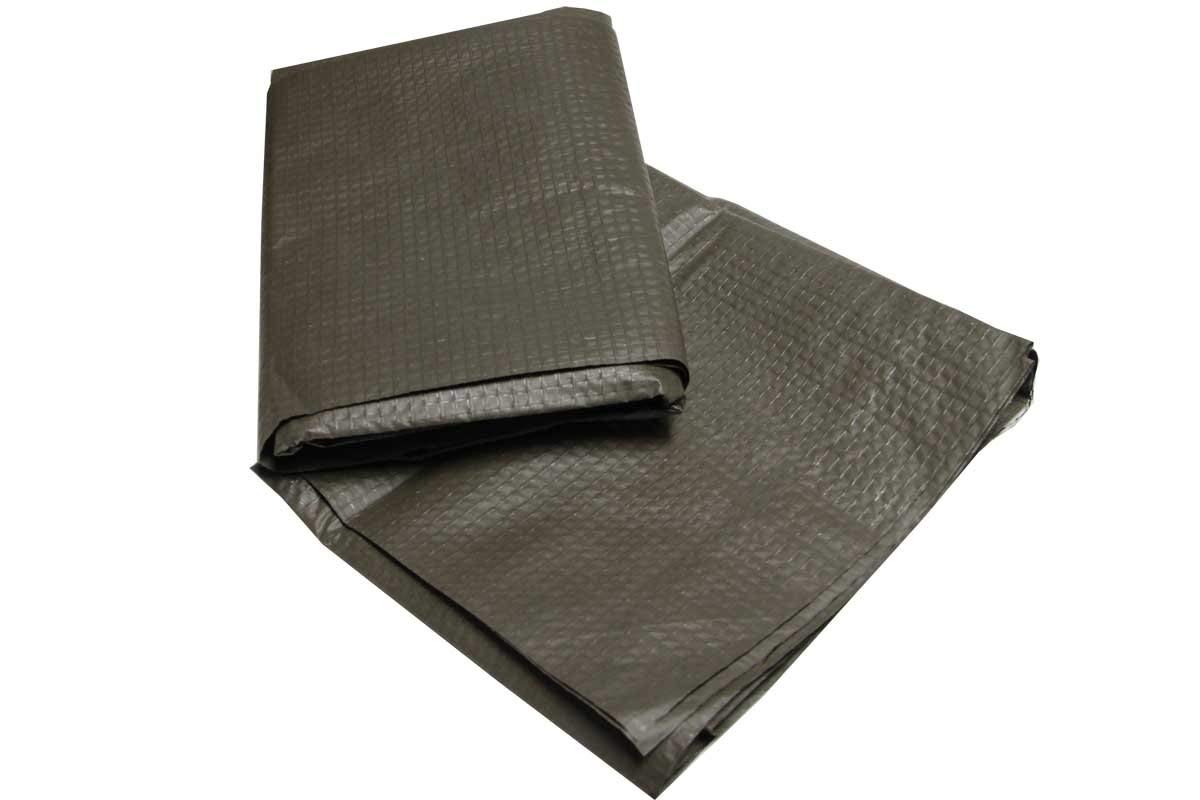 Militar German Army Issue Olive Waterproof Tarp 90x40 inch for Camping, Fishing, Outdoor Pursuits