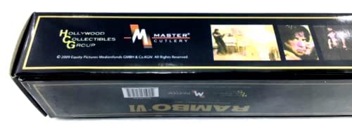Rambo Knife First Blood Part VI Hunting Camping Fishing Boot Knife 11.80inch, Black
