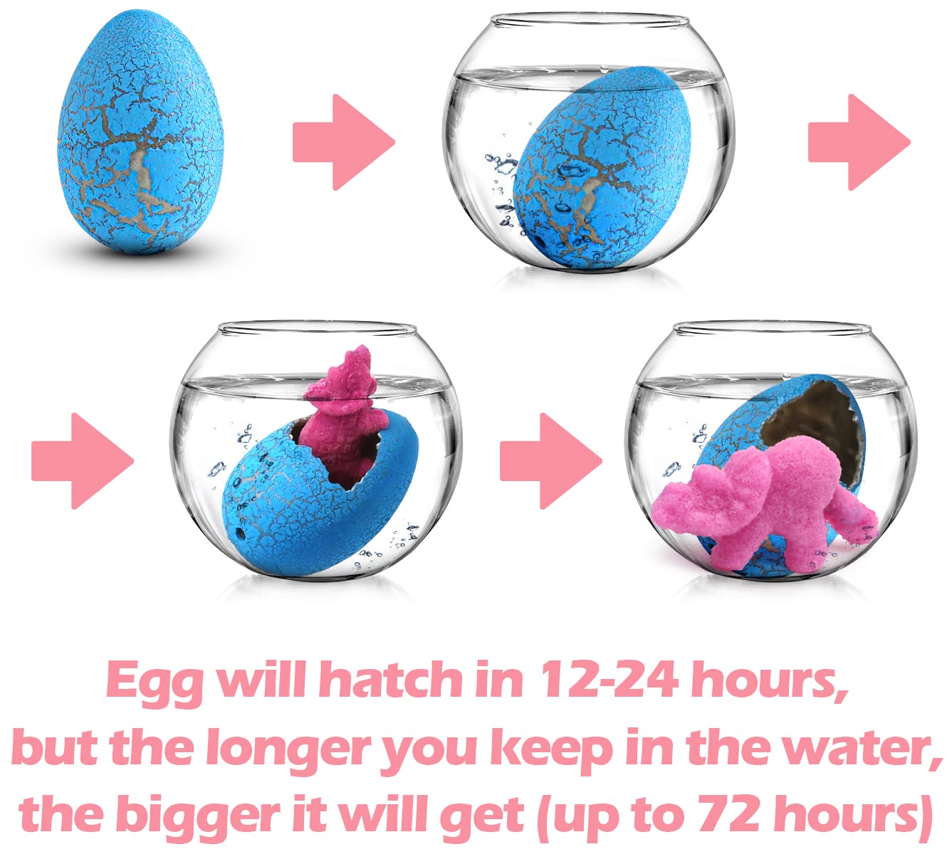 SURCVIO 24 Pack Valentines Day Gifts for Kids, Dinosaur Egg with Dinosaur 3D Greeting Cards for Kids, Valentine's Day School Prize Party Favor, Classroom Exchange Gift Set