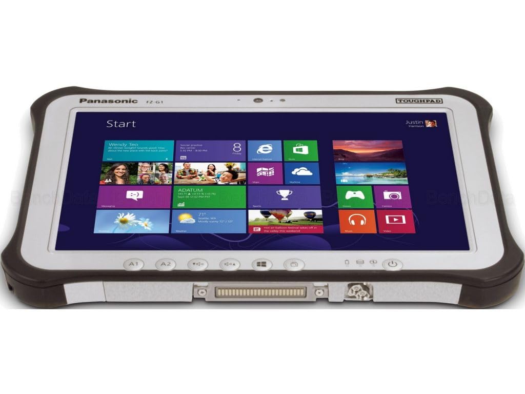 Panasonic Toughpad FZ-G1 Intel Core i5-5300U 2.30GHz, 10.1" WUXGA Gloved Multi Touch + Digitizer LCD, Win 10 Pro, 256GB SSD, 8GB, 4G LTE, Long Life Battery (Renewed)