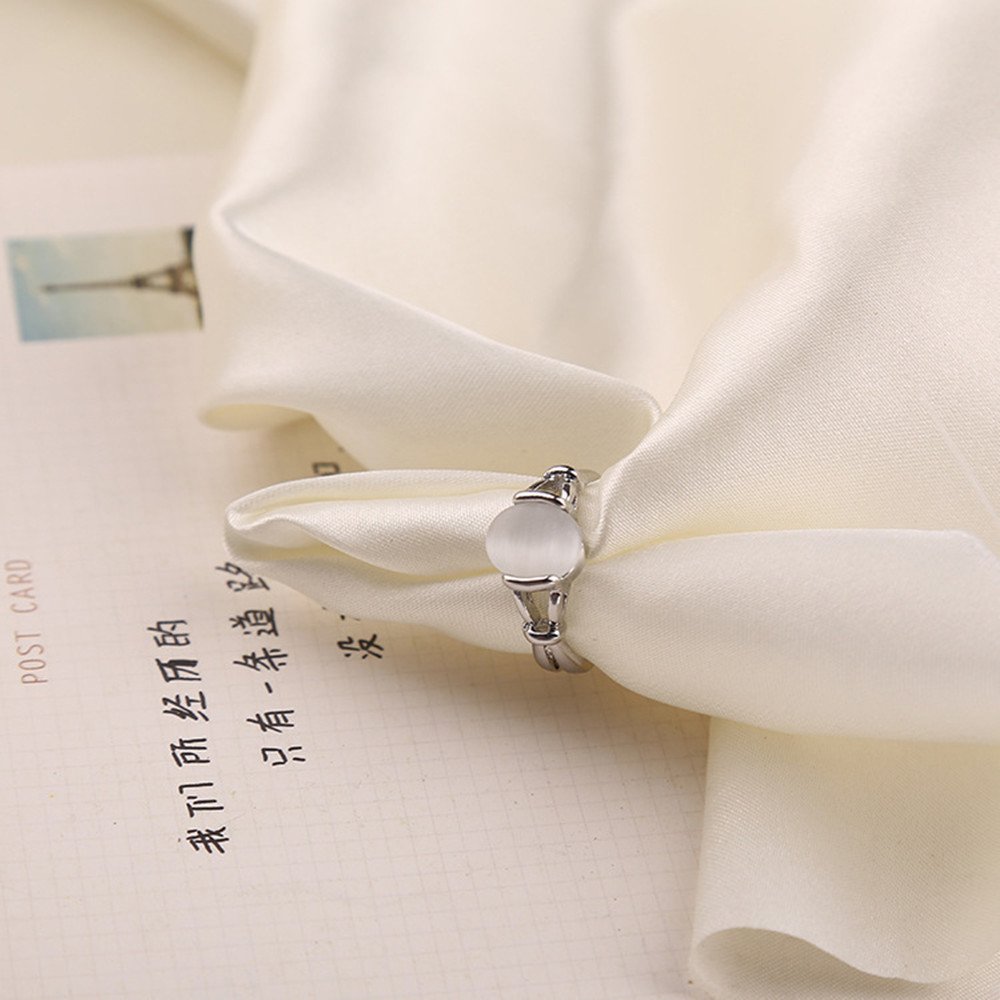 LUREMEĀ® Fashion Alloy Twilight Saga Bella Natural Cateye Stone Women's Ring-M (04001479-1)