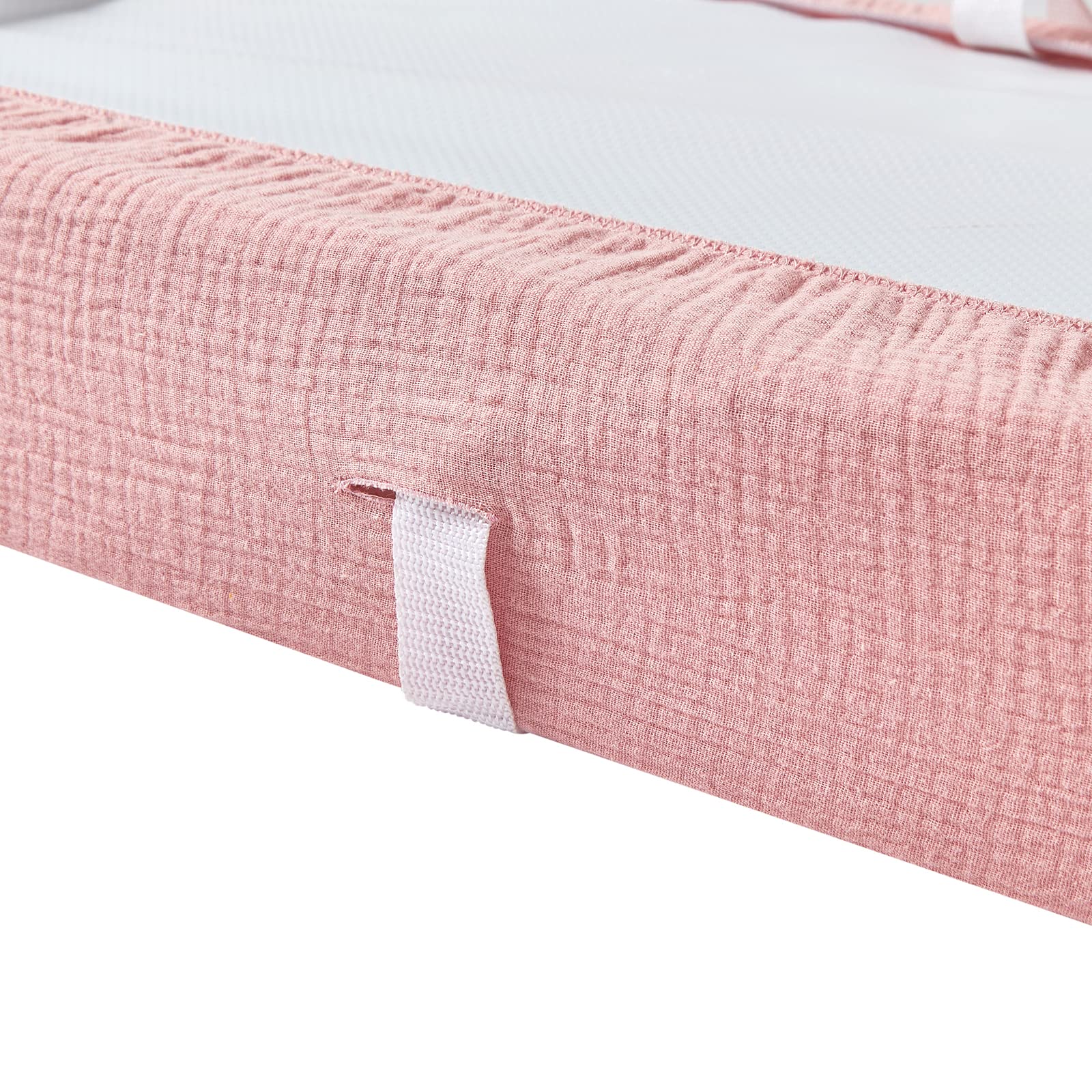 Muslin Changing Pad Cover,Ultra Soft Breathable Diaper Changing Table Cover for Baby Boys Girls,Neutral Fitted Changing Pad Sheets