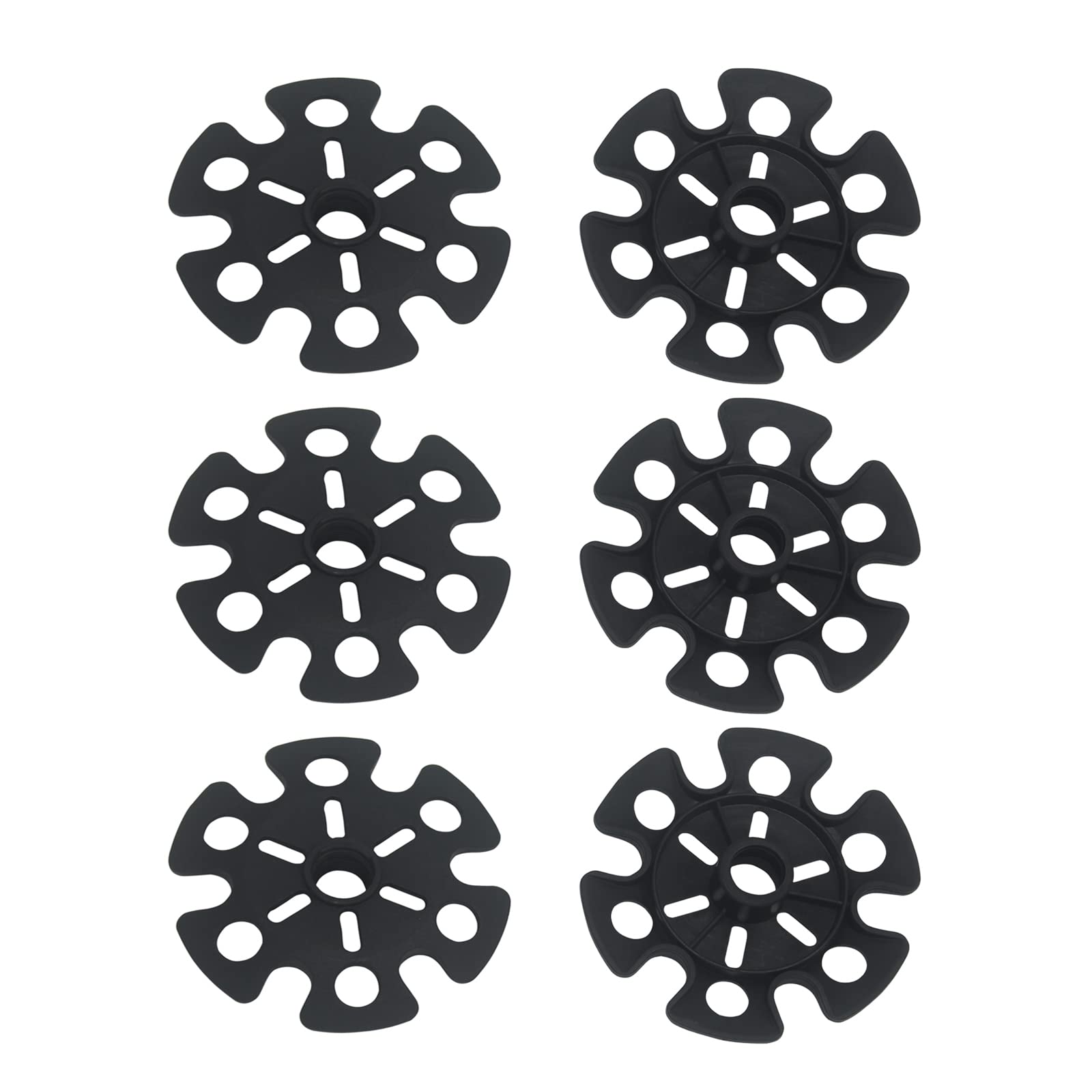 MINCLIM 6 Pieces / 3 Pairs Trekking Pole Mud Snow Baskets, Replacement Accessory for Ski Pole