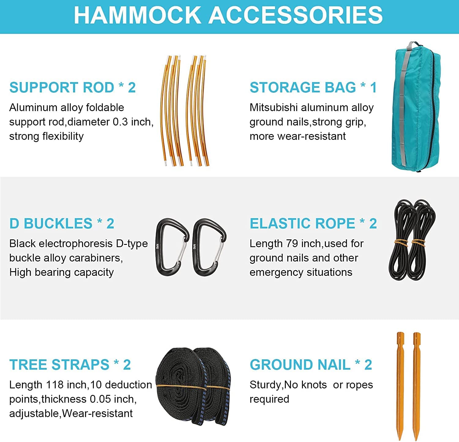 SUNPIE Camping Hammock Tent with Mosquito Net, Lightweight 1-2 Persons Bivvy Hammock Set, Hammock with Rain Fly Cover and Tree Straps for Backpacking Hiking Travel Beach Outdoor Activities