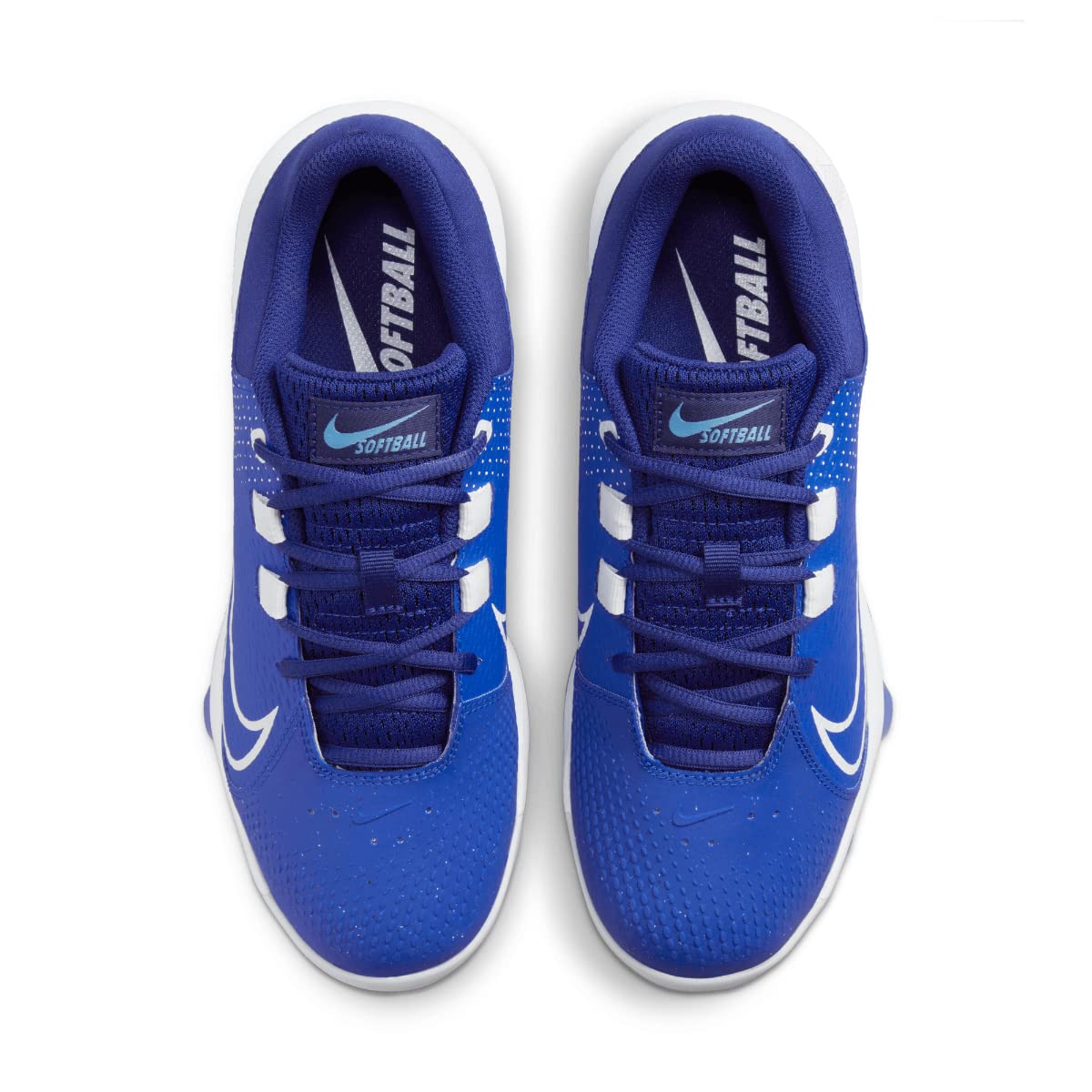 Nike Women's Hyperdiamond 4 Pro Molded Softball Cleats Royal | White Size 6 Medium
