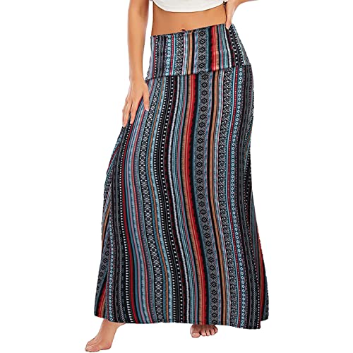 Skirts Holiday Dress A Long Bohemian Maxi Boho Prints Beach Line Women Summer Midi Velvet Summer Satin Mini