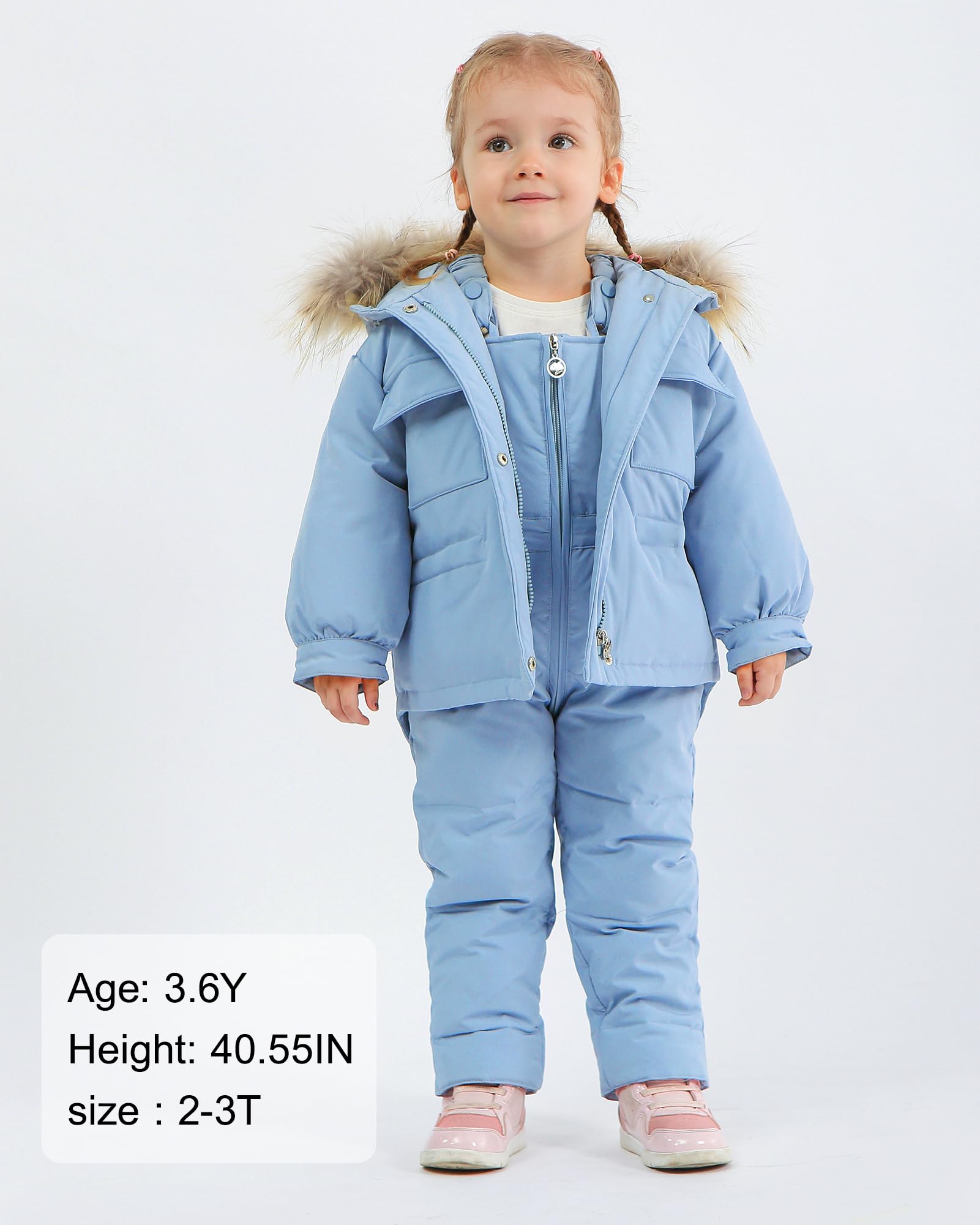 WESIDOM Baby Boys Girls Snowsuit,Toddler Winter Outfit Sets