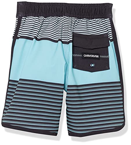Quiksilver Boys' Surfsilk Tijuana 14 Boardshort Swim Trunk Bathing Suit, Tarmac, 4