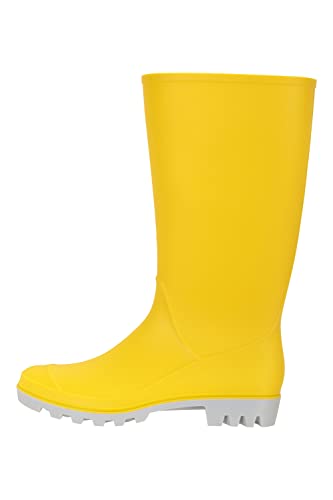 Mountain Warehouse Splash Womens Rain Boots Yellow Womens Shoe Size 9 US