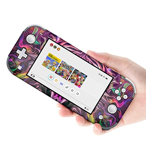 Tiger Head with Creative Abstract Element Decal Stickers Cover Set Full Wrap Skin for Switch Protection Faceplate Sticker for Switch