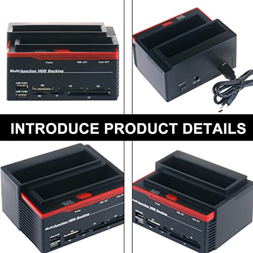 SOLUSTRE External Hard Drive External Hard Drive External HDD Dock 3. 5 inch Hard Drive Bay External HDD Dock 2. 5 inch Hard Drive Bay IDE Multi- Functional Docking Station Docking Station