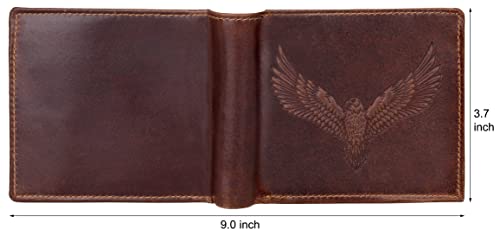 URBAN FOREST Zeus Leather Wallet & Accessory Set for Men, Caramel Brown, Casual
