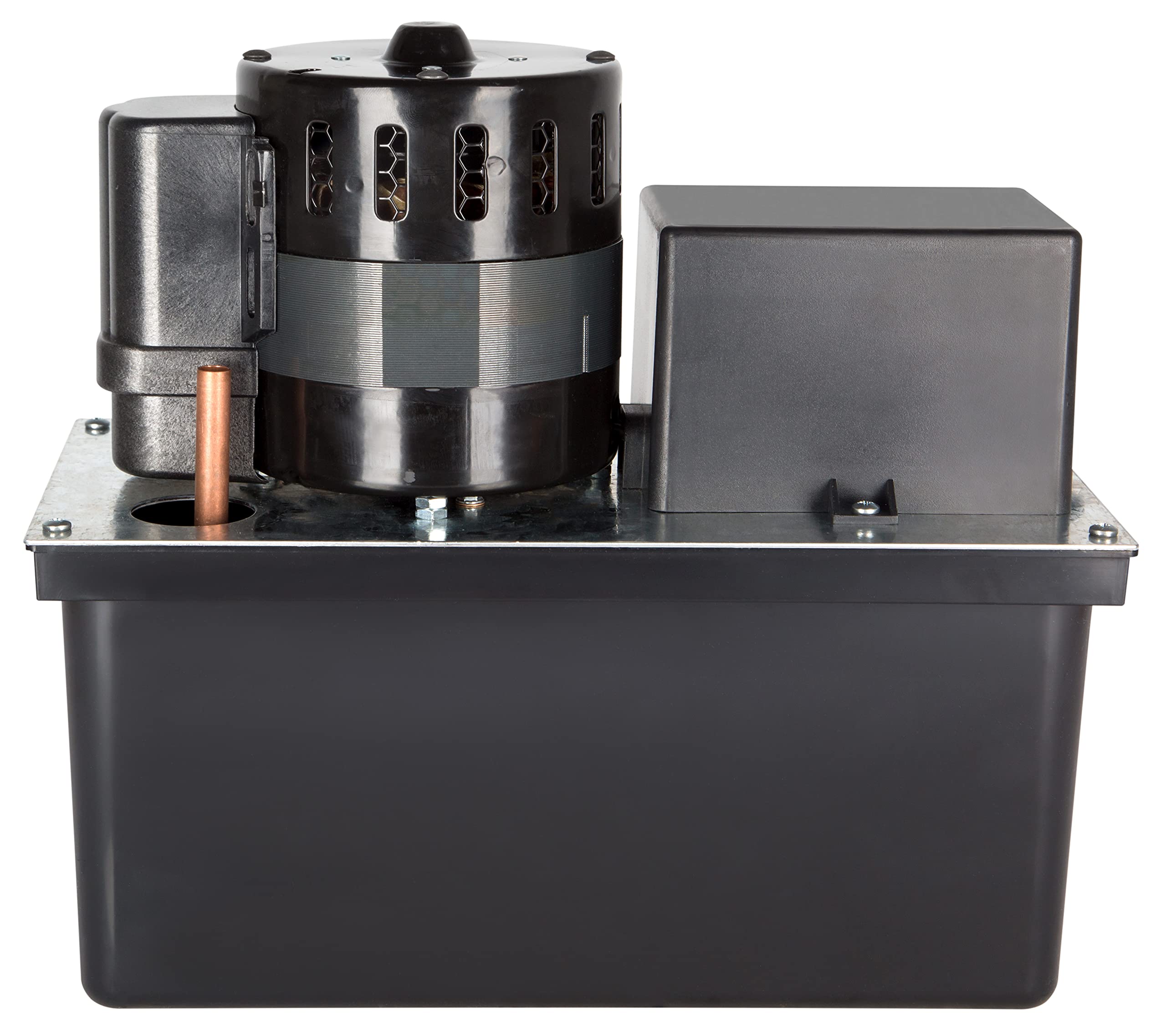 Little Giant VCL-45ULS 115 Volt, 1/5 HP, 450 GPH, Automatic Condensate Removal Pump with 1-Gallon Tank and Safety Switch, 6-Ft. Cord, Black, 553240