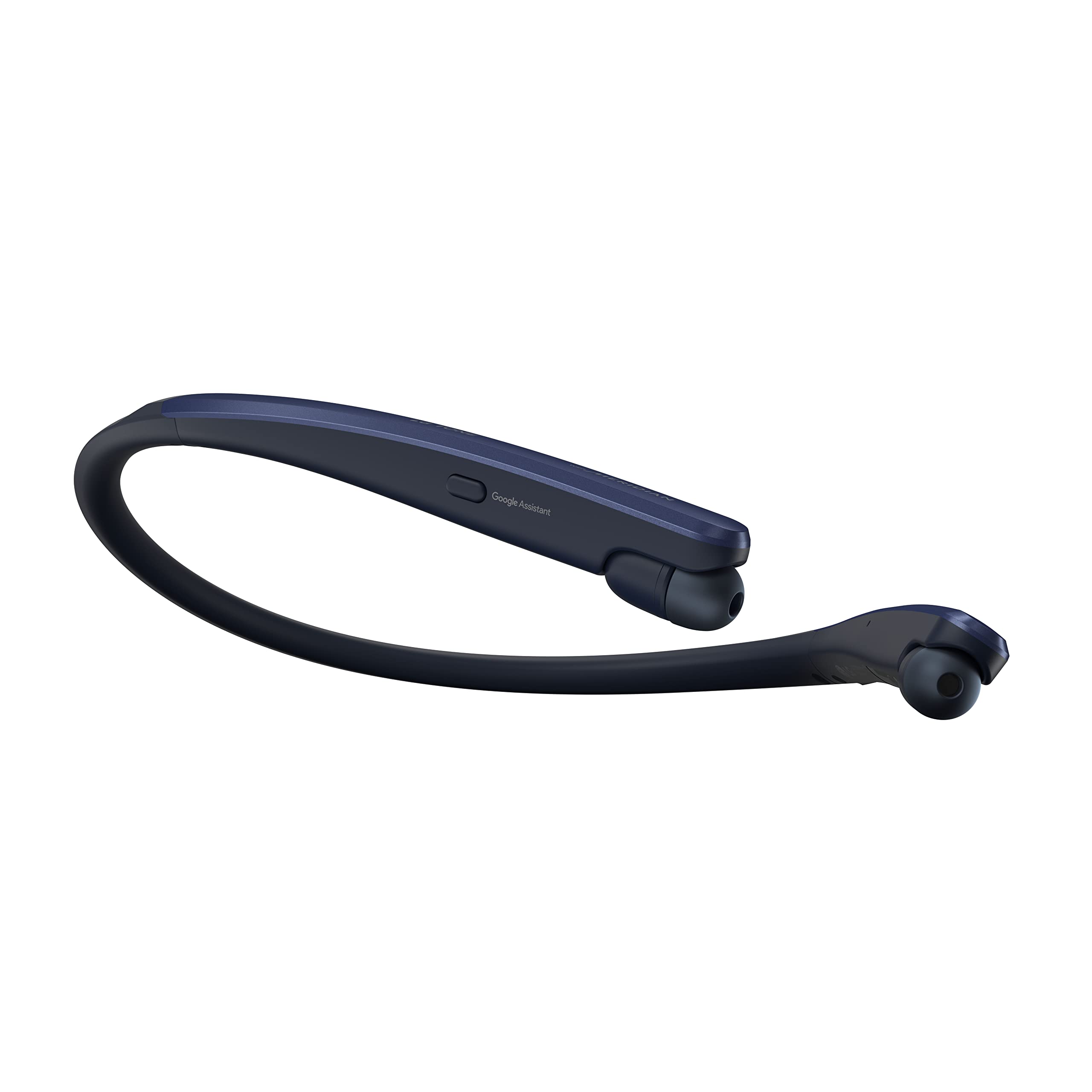 LG Tone Flex Wireless Bluetooth Stereo Neckband Earbuds HBS-XL7-32-Bit Hi-Fi DAC, Meridian Audio,Google Assistant (Wall & Car Charger- Navy Blue) (Renewed)